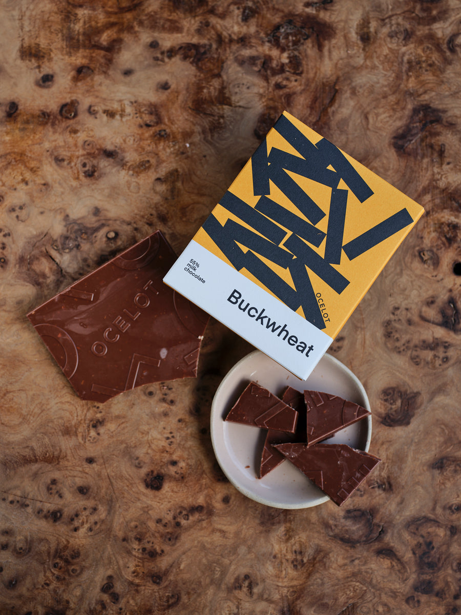 OCELOT Organic Chocolate & Buckwheat Bar 70g – SETTLE Norfolk